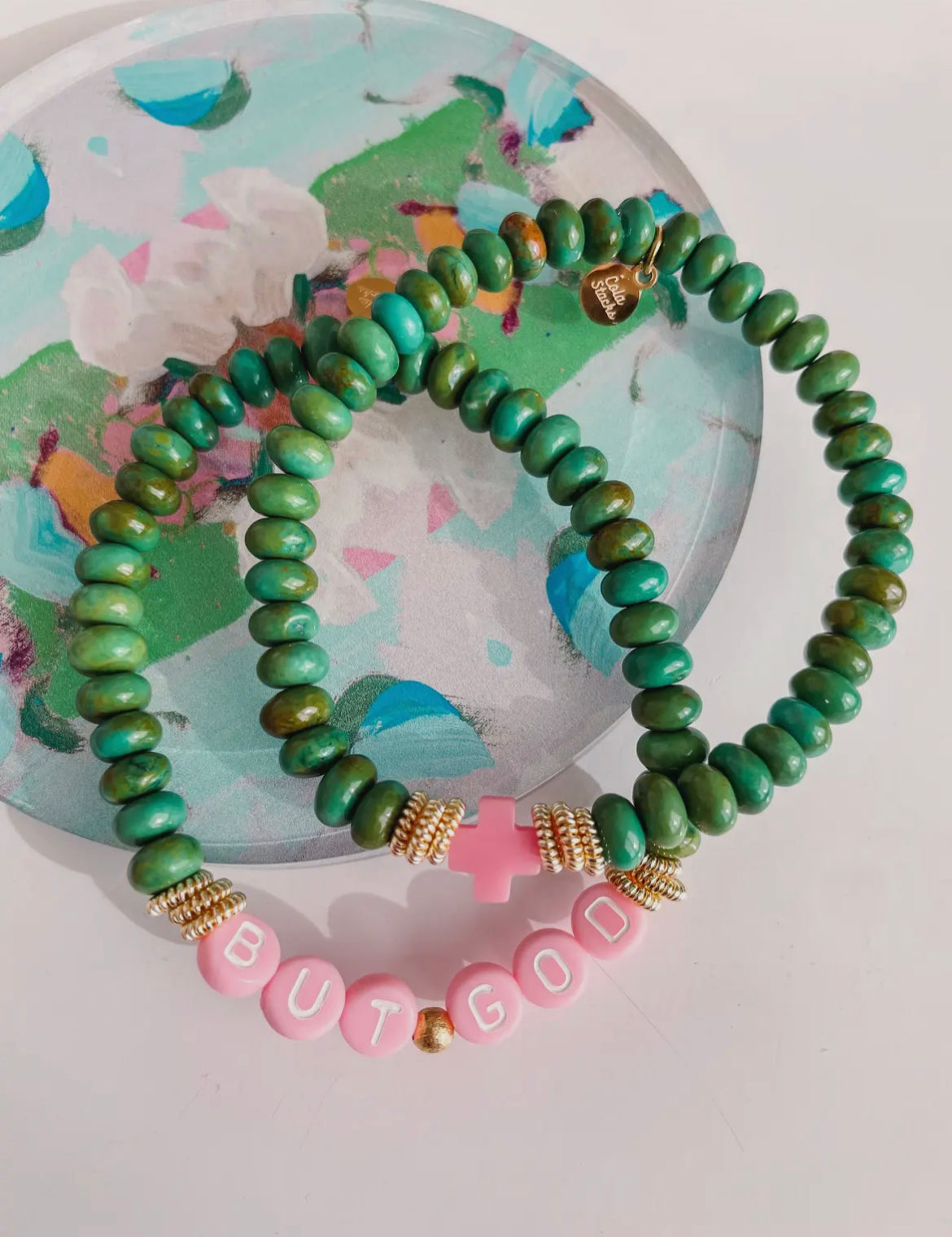Cola Stacks - BUT GOD Bracelet – Willow Ashe